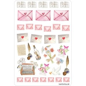 Sticker sheet #074: For Mail Lovers, MAXI – Favoritepostcard.com